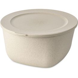 Koziol Aufbewahrungsschüssel "CONNECT BOX 4", B:24,7cm H:13cm, beige, Lebensmittelaufbewahrungsbehälter, spülmaschinengeeignet, melaminfrei, CO²