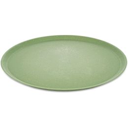 Koziol Speiseteller "CONNECT PLATE &Oslash; 25,5 cm, aus biozirkul&auml;rem Material", 25,5cm, gr&uuml;n, Speiseteller, Sp&uuml;lmaschinengeeignet und melaminfrei, Made in