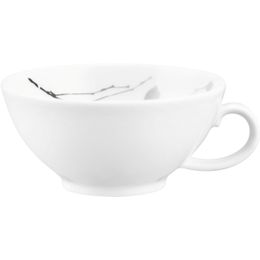 Seltmann Weiden Tasse "Liberty - Dark Rose Hip", &Oslash; 10,2cm x 4,3cm, 140ml, 1 Stk., schwarz-wei&szlig;, Trinkgef&auml;&szlig;e, Teeobertasse klein 0,14 l