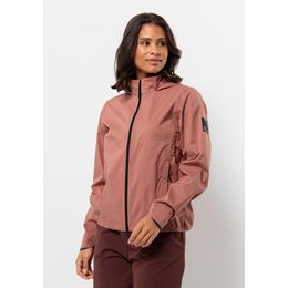 Jack Wolfskin Damen Fahrradjacke "BIKE COMMUTE 2.5L JKT W", braun, Gr. XS, OBERSTOFF: 100% POLYESTER, Jacken
