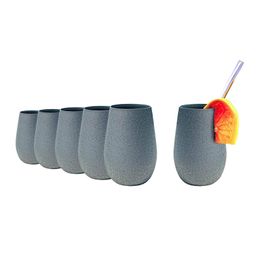 ST&Ouml;LZLE Glas "Becher Stones 465 ml 6er Set", 6 tlg., grau, Trinkgef&auml;&szlig;e