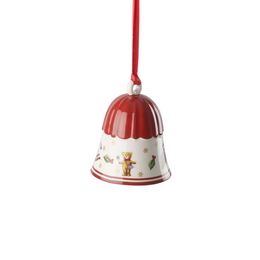 Villeroy & Boch Weihnachtsfigur VILLEROY & BOCH, bunt, Dekofiguren, "Glocke Toy's Deligth Decoration &oslash; 5,4 cm bunt"