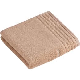 Handtuch Vossen, B:50cm L:100cm, braun, Webfrottier, Baumwolle, Handt&uuml;cher, "Vienna Style Supersoft", Supersoft Baumwolle