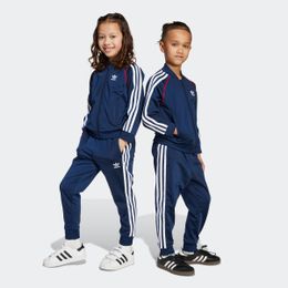 Jungen Trainingsanzug "SST TRACKSUIT"nindig, weiß, betsca, Gr. 116, adidas originals, Obermaterial: 100% Polyester, Sportanzüge