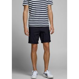 Only & Sons ONLY & SONS Herren Chinoshorts "ONSMARK SHORTS 0209 NOOS", blau, Gr. S, unifarben, Web, Obermaterial: 64% Viskose, 31% Polyester, 5% Elasthan, Hosen