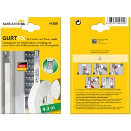 Schellenberg Reparatur-Set "Rollladen Gurtfix für das Rollladensystem Mini", 1 Stk., weiß, Reparatur-Sets, für alte Gurtbänder in unterschiedlichen