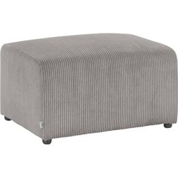 Hocker OTTO HOME, B:60cm H:47cm T:80cm, grau, Cord (100% Polyester);Filzoptik (100% Polyester), Garten, Hocker, "Alesund", als Einzelteil oder Teil