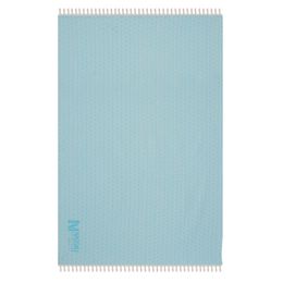 Handtuch NASSAU BEACH, blau, Frottee, 100% Baumwolle, Handt&uuml;cher, "NB231020"