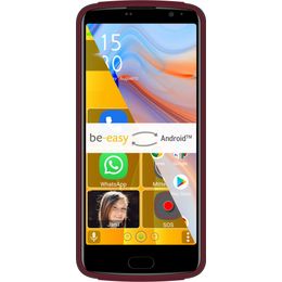 BEAFON Smartphone "M7 Lite 4G Senior", rot, 32 GB, Mobiltelefone