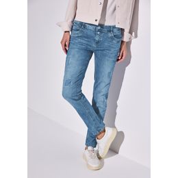 Street One Damen 5-Pocket-Jeans "Style Jane", blau, Gr. 29, unifarben, Denim/Jeans, Obermaterial: 83% Baumwolle, 15% Polyester, 2% Elasthan, Jeans,