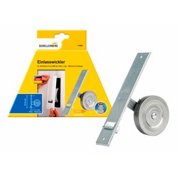 Schellenberg Einlass-Gurtwickler "f&uuml;r das Rollladensystem Maxi, Lochabstand 21,5 cm, Unterputz-Montage", 1 Stk., silber, Gurtwickler, f&uuml;r