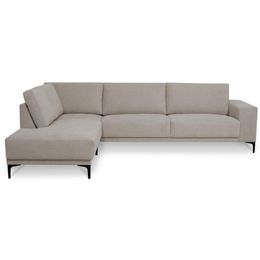 Ecksofa OTTO HOME, B:289cm H:85cm T:210cm, beige, 90% PES, 10% NY, Wohnzimmer, Sofas, "Xander, L-Form", Breite 289 cm, Webstoff, Soft-Touch Chenille,