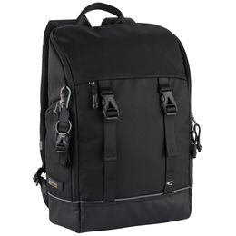Camel Active Damen Rucksack "Connect", schwarz, Nylon, beschichtet, clean, unifarben, Rucksäcke, perfekt durchdachtes modulares Reisetaschensortiment