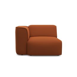 Sessel OTTO HOME, B:109cm H:70cm T:97cm, orange, Struktur fein (100% Polyester);Samtoptik (100% Polyester);Samtcord (92% Polyester, 8% Polyamid),