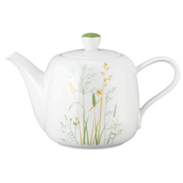 Seltmann Weiden Kanne "Liberty", 1,65 lwei&szlig;, meadow grasses gr&uuml;n, Kannen, f&uuml;r Tee oder Kaffee, Fassungsverm&ouml;gen 1,6 Liter