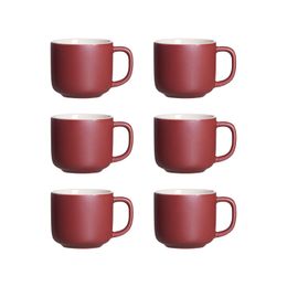 Ritzenhoff & Breker Tasse "Kaffeetassen Jasper 240 ml 6er Set", lila, RITZENHOFF & BREKER, Trinkgefäße