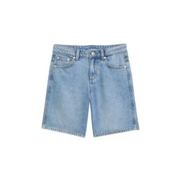 Tom Tailor Mädchen Jeansshorts, blau, Gr. 140, unifarben, Denim/Jeans, Obermaterial: 100% Baumwolle. Futter: 100% Baumwolle, Jeans, im Five-Pocket