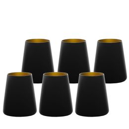 ST&Ouml;LZLE Glas "Becher Power 380 ml 6er Set", schwarz, Trinkgef&auml;&szlig;e