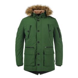 INDICODE Herren Langmantel "Parka IDRuffy", grün, Gr. M, Obermaterial: 100% Polyester PES., Mäntel