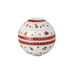 Villeroy & Boch VILLEROY & BOCH Geschirr-Set "La Petit Boule Dinner-Set Toy's Delight wei&szlig;-rot", 5 tlg., wei&szlig;, Geschirr-Sets