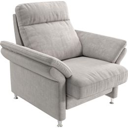 Sessel Home Affaire, B:98cm H:103cm T:89cm, grau, Struktur ( 100% Polyester), Wohnzimmer, Sessel, "Mailand Fernsehsessel", mit komfortablem