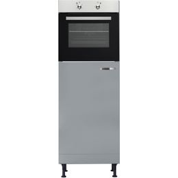Backofen/K&uuml;hlumbauschrank KOCHSTATION, B:60cm H:176,6cm T:58,4cm, grau, Schr&auml;nke, "KS-Cara"