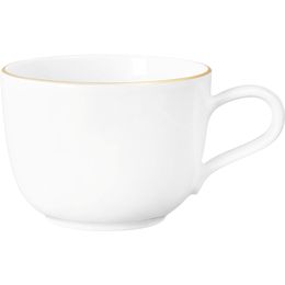 Seltmann Weiden Tasse "Liberty - Goldrand", &Oslash; 11,6cm x 6,4cm, 260ml, 1 Stk., gold, Trinkgef&auml;&szlig;e, Kaffeeobertasse 0,26 l