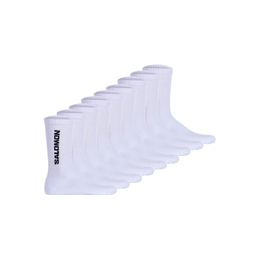 Salomon Herren Kurzsocken "Socken EVERYDAY CREW 9P 9er Pack", Gr. 42, wei&szlig;, Obermaterial: 70% Baumwolle CO. 27% Polyamid PA. 3% Elasthan EL., Socken