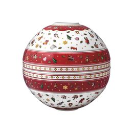 Villeroy & Boch VILLEROY & BOCH Geschirr-Set "La Boule Dinner-Set Toy's Delight rot", 7 tlg., rot, Geschirr-Sets