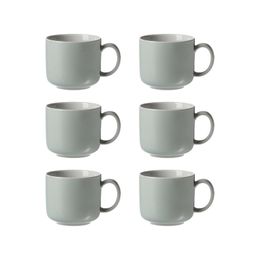 Ritzenhoff & Breker Tasse "Kaffeetassen Jasper 240 ml 6er Set", grün, RITZENHOFF & BREKER, Trinkgefäße