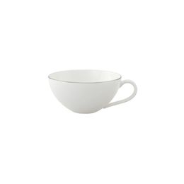 Villeroy & Boch VILLEROY & BOCH Tasse "Teetasse Anmut Platinum No.1 140 ml weiß", weiß, Trinkgefäße