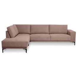 Ecksofa OTTO HOME, B:289cm H:85cm T:210cm, braun, 90% PES, 10% NY, Wohnzimmer, Sofas, "Xander, L-Form", Breite 289 cm, Webstoff, Soft-Touch Chenille,