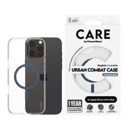 Handyh&uuml;lle "Urban Combat Case f&uuml;r Apple iPhone 16 Pro Max", B:11cm H:1,8cm T:19,5cm, blau, CARE BY PANZERGLASS, H&uuml;llen, Backcover, Schutzh&uuml;lle,