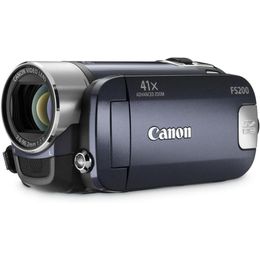 Canon Legria FS200 Camcorder - Schwarz/Silber