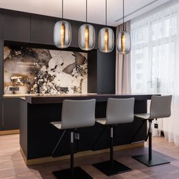 Globo LIGHTING H&auml;ngeleuchte "JEFREY", H: 120cm, 1 Stk., schwarz, Wohnzimmer, Leuchten, H&auml;ngelampe Esszimmer-Leuchte Esstischleuchte Wohnzimmer