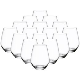 Villeroy & Boch VILLEROY & BOCH Glas "Wassergläser Ovid 420 ml 16er Set transparent", 16 tlg., transparent, Trinkgefäße
