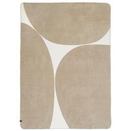 Sch&ouml;ner Wohnen Kollektion Wohndecke, B:150cm L:200cm, beige, SCH&Ouml;NER WOHNEN-KOLLEKTION, 60% Polyester, 40% Baumwolle, Wohndecken, "Pebble", mit hohem Baumwollanteil