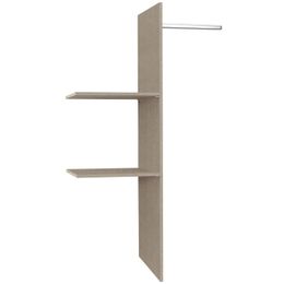 Inneneinteilung Rauch, B:88cm H:147cm T:48cmleinenoptik hell, Holzwerkstoff, Schrankinneneinteiler, "Zubeh&ouml;r f&uuml;r Rauch-Schwebet&uuml;renschr&auml;nke