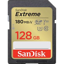 Sandisk Speicherkarte "Extreme 128GB", 128 GB, grau, Speicherkarten