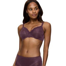 Triumph Damen Minimizer-BH "Ladyform Soft", Gr. 80, lila, Microtouch, Obermaterial: 43% Polyamid, 40% Polyester, 17% Elasthan, leicht glänzend,