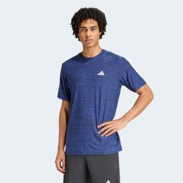 Herren T-Shirt "TR-ES STRETCH T", weiß, Gr. S, adidas Performance, clean, Obermaterial: 92% Polyester, 8% Elasthan, Shirts