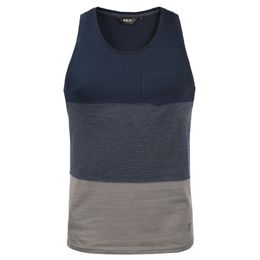 !Solid SOLID Damen Longtop "Tanktop SDMinho", blau, Gr. XL, Obermaterial: 80% Baumwolle CO. 20% Polyester PES., Tops