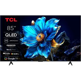TCL QLED-Fernseher "85P71KX1", 85, schwarz, Fernseher, Multi-HDR, Dolby Vision, Smart TV, Apple Airplay2, Dolby Atmos, Onkyo