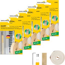 Schellenberg Reparatur-Set "Rollladen Gurtfix f&uuml;r das Rollladensystem Mini", 5 Stk., beige, Reparatur-Sets, f&uuml;r alte Gurtb&auml;nder in unterschiedlichen
