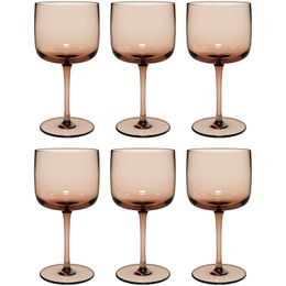 Weinglas "Weingl&auml;ser Like Glass 270 ml 6er Set", 6 tlg., beige, LIKE. BY VILLEROY & BOCH, Trinkgef&auml;&szlig;e