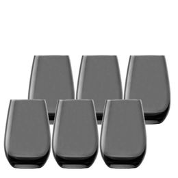 ST&Ouml;LZLE Glas "Becher Elements 465 ml 6er Set", grau, Trinkgef&auml;&szlig;e