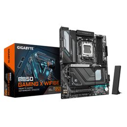 Gigabyte Mainboard "B850 GAMING X WIFI6E Motherboard - AMD Ryzen 9000 Serie CPUs, 12+2+2 P", B:8,2cm H:33,8cm T:27,2cm, schwarz, Mainboards