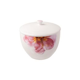 Villeroy & Boch VILLEROY & BOCH Schale "Teedose mit Deckel Rose Garden ø 13,7 cm bunt", bunt, Schüsseln