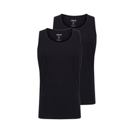 !Solid SOLID Damen Longtop "Tanktop SDCasal", schwarz, Gr. XL, Obermaterial: 60% Baumwolle CO. 40% Polyester PES., Tops