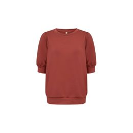 soyaconcept Damen Langarmhemd "Soya Concept Shirt SC-BANU"4577 mineral rot, Gr. S, Obermaterial: 48% Modal, 48% Polyester, 4% Elasthan, Hemden